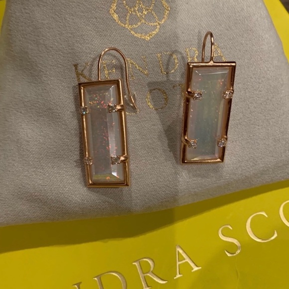 Kendra Scott | Jewelry | Knox Drop Earrings In Rose Gold | Poshmark